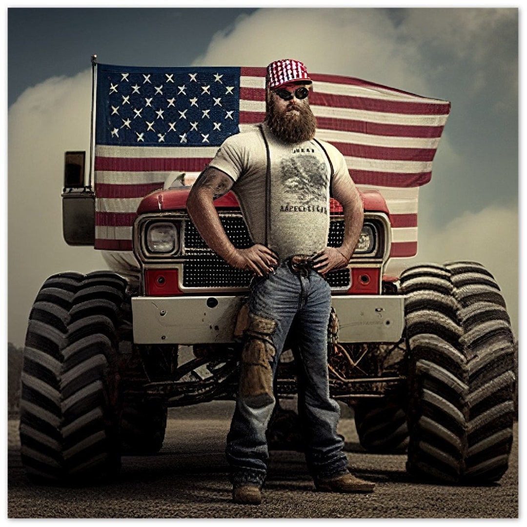 All American Redneck Aluminum Wall Art Man Cave Decor Metal Wall Art - Etsy