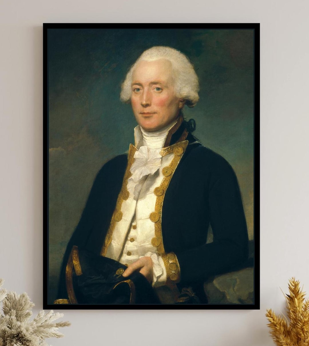 Reproduction Print Lemuel Francis Abbott Calder Portrait, 1700s Art ...