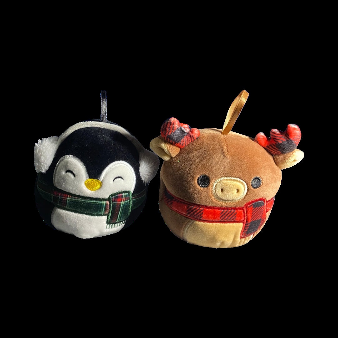 Squishmallow Luna and Alfred Moose Penguin - Etsy