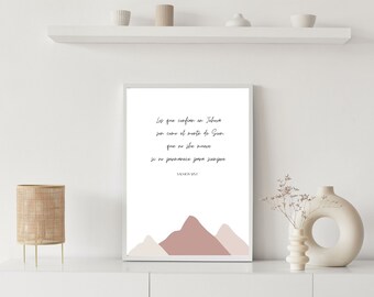 Spanish Bible Verse Print Spanish Wall Art Home Decor - Etsy