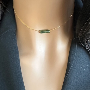 Dainty Jade Necklace, Jade Choker, Jade Pendant Necklace, Green Jade ...