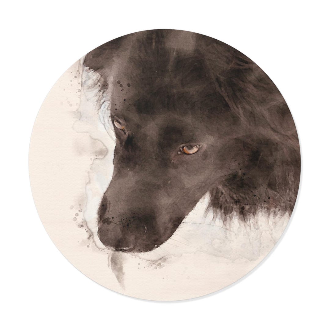 Artistic Dog Portrait Vinyl Sticker, Cute Animal Decor - Etsy