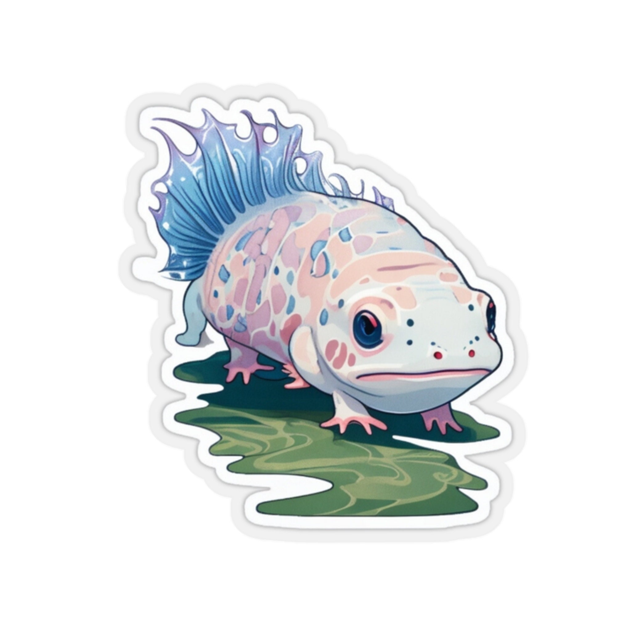 Axolotl Sticker, Axolotl Stickers, Vinyl Stickers, Laptop Decal ...