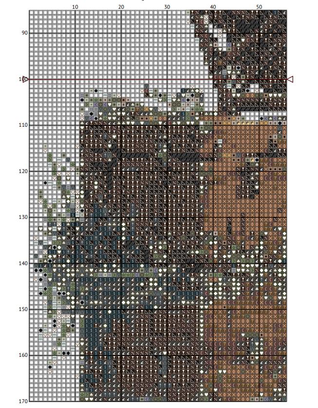 Fishing Cross Stitch Pattern PDF, Fish Embroidery Chart, Angler ...
