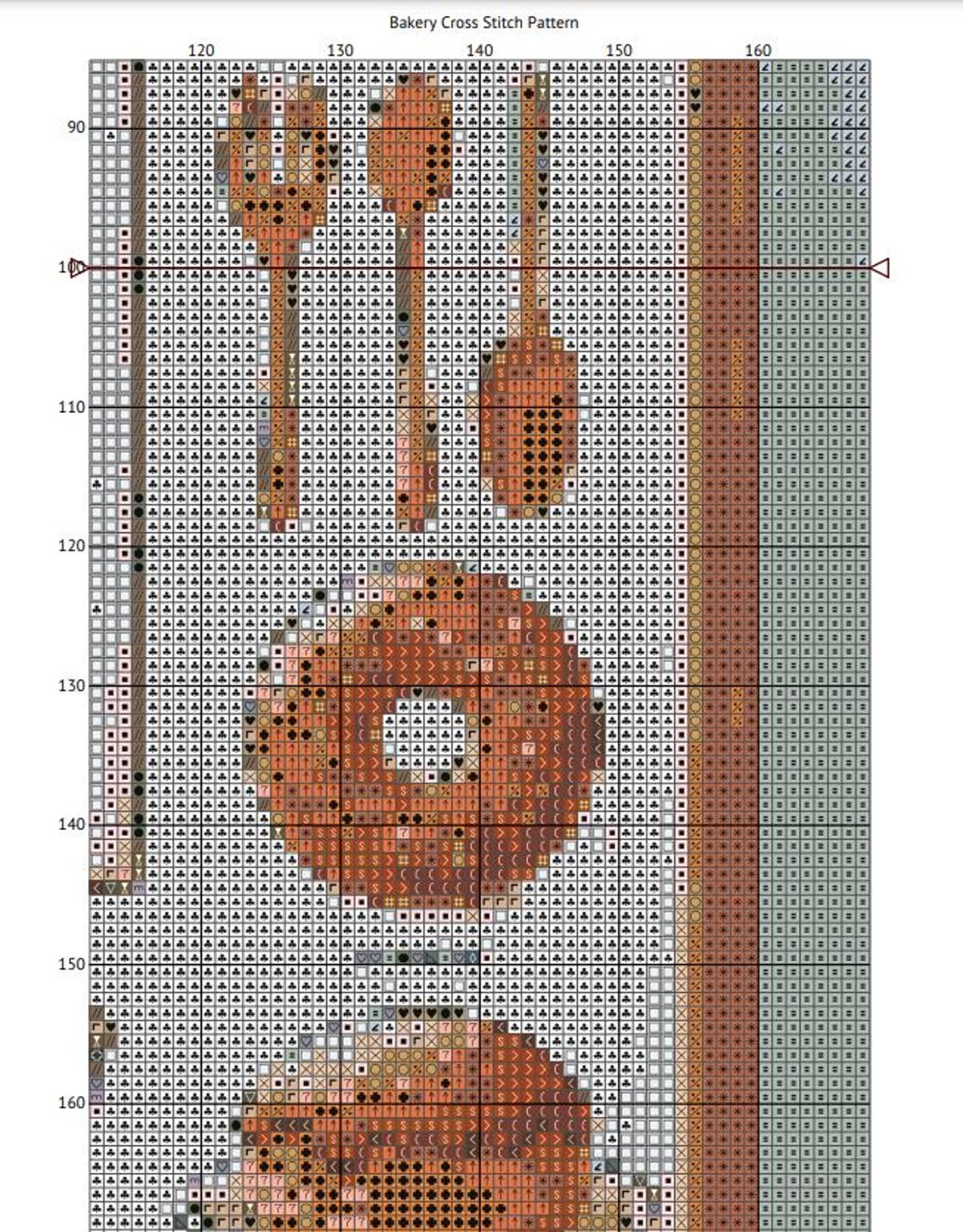 Bakery Cross Stitch Pattern, Kitchen Decor (PDF Download) - Etsy