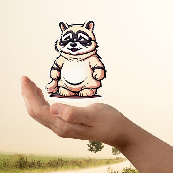 Raccoon Decal - Etsy