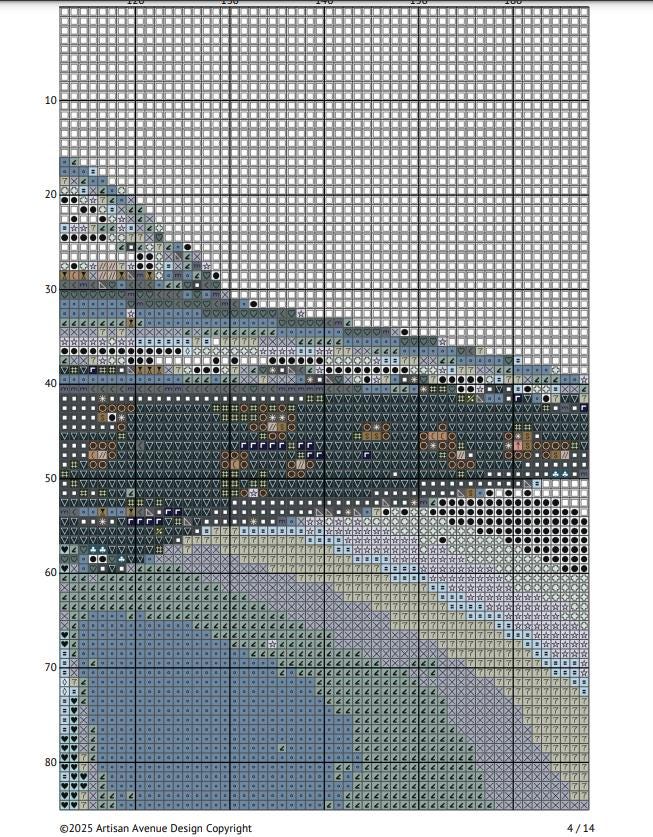 UFO Cross Stitch Pattern PDF, Alien Spaceship Embroidery Design, Sci-fi ...