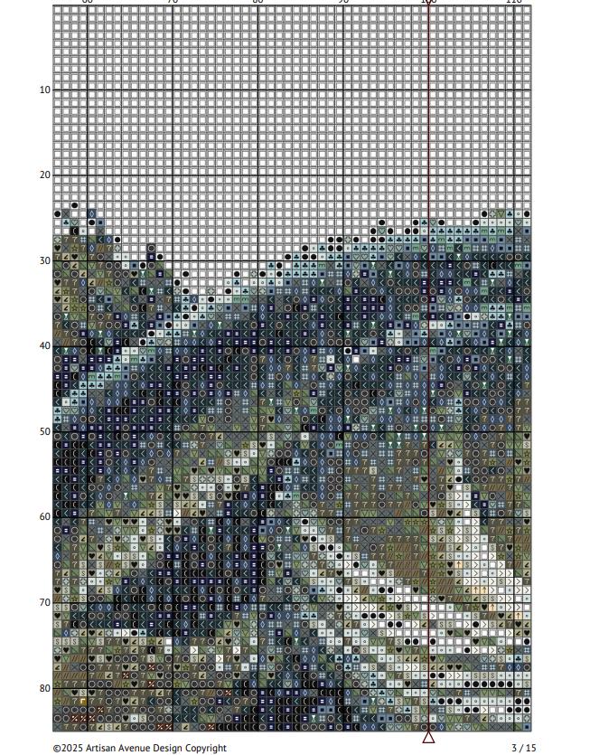 Bass Cross Stitch Pattern, Fishing Embroidery Design (PDF Download) - Etsy