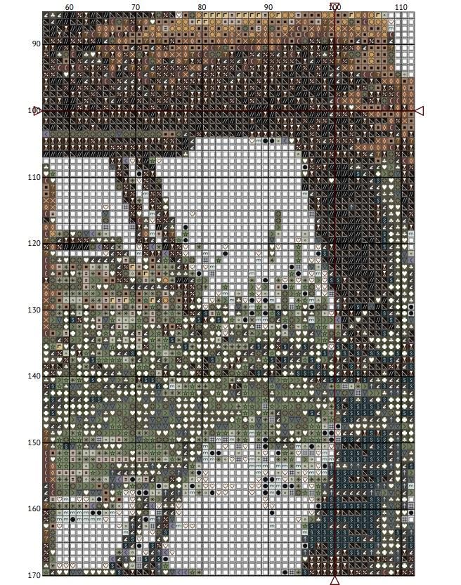 Fishing Cross Stitch Pattern PDF, Fish Embroidery Chart, Angler ...