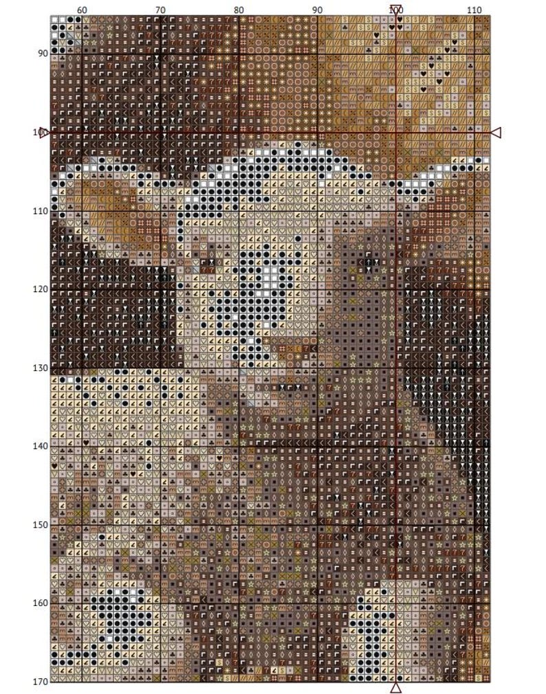 Lion and Lamb Cross Stitch Pattern PDF, Peaceful Animal Embroidery ...