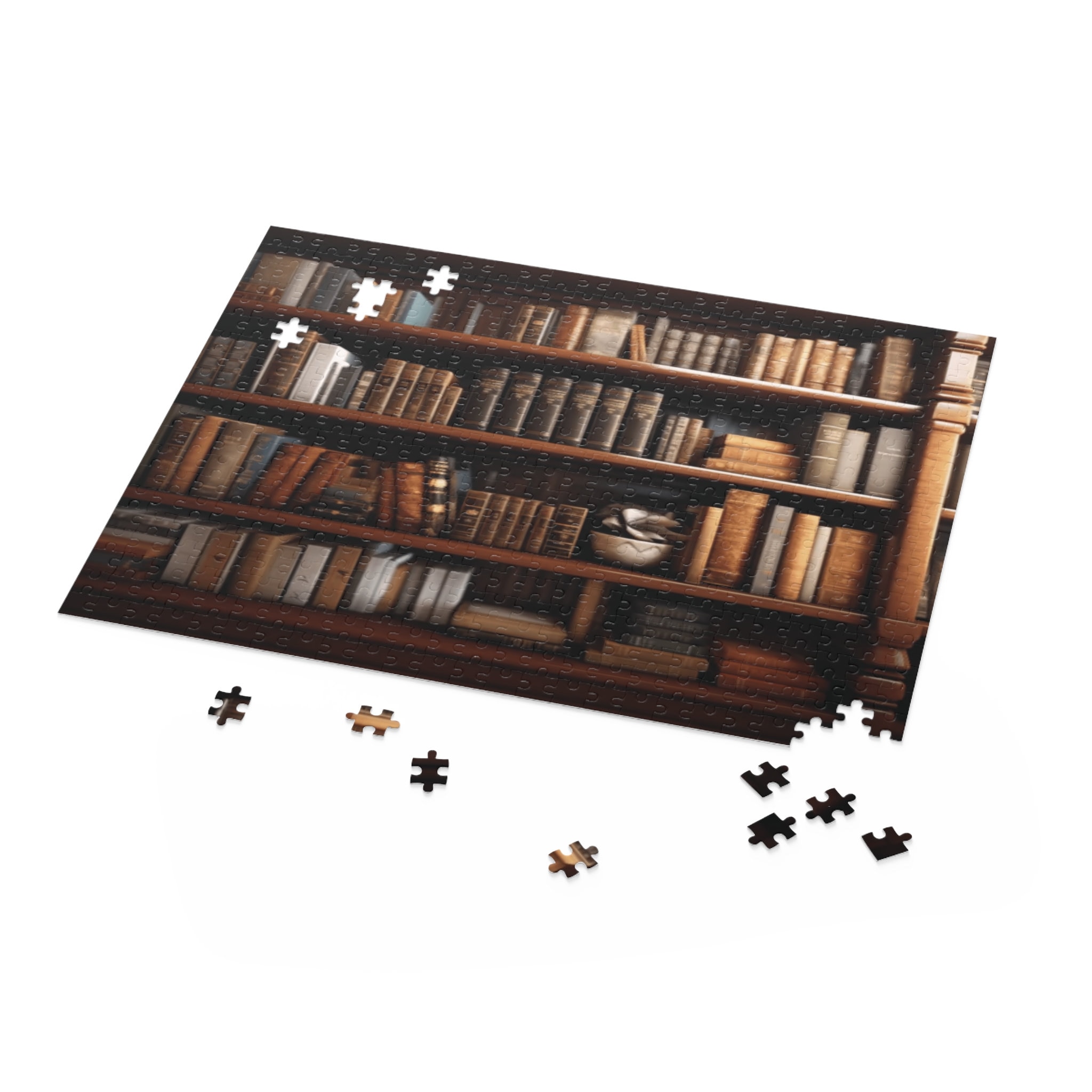 Book Collection Jigsaw Puzzle, Impossible Library Books Jigsaw Puzzle ...