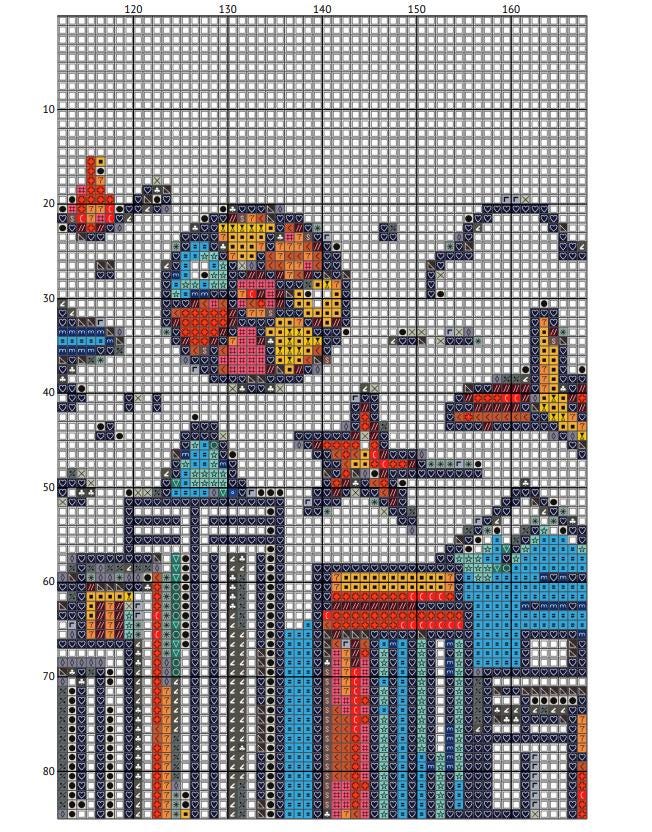 Seattle Skyline Cross Stitch Pattern, Washington Embroidery (PDF ...
