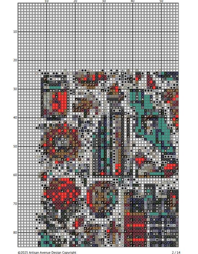 Chicago Cross Stitch Pattern PDF, City Skyline PDF Embroidery Design ...