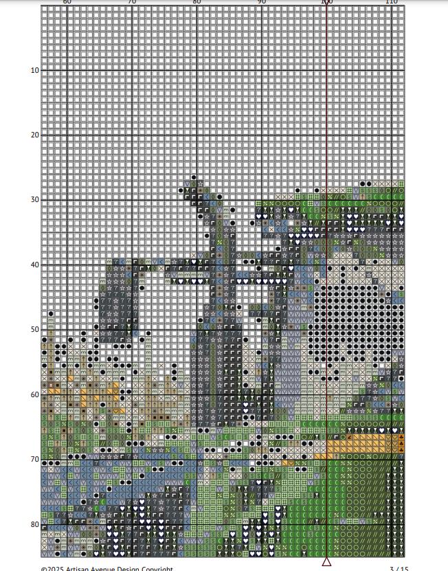 Tractor Cross Stitch Pattern PDF, Instant Digital PDF Download, Farm ...