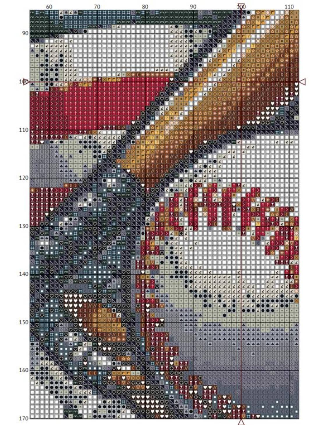 Baseball Cross Stitch Pattern PDF, Sports Cross Stitch Chart for ...