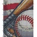 Baseball Cross Stitch Pattern PDF, Sports Cross Stitch Chart for ...