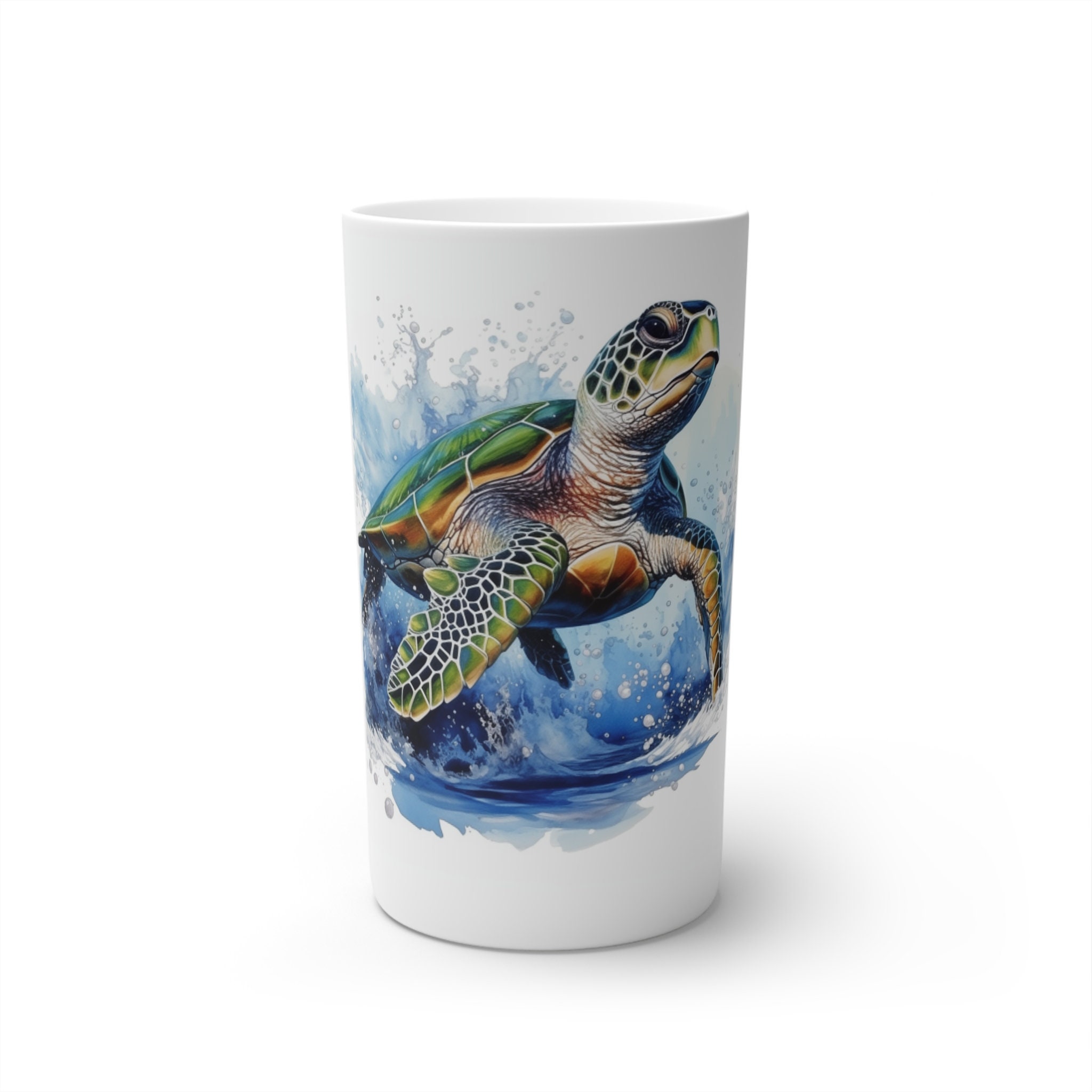 Conical Coffee Mugs, Sea Turtle Conical Coffee Mug, Sea Turtle Conical ...