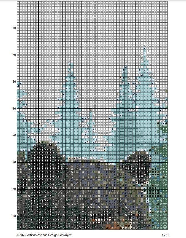 Black Bear Cross Stitch Pattern PDF, Woodland Animal Cross Stitch ...