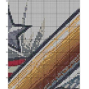Baseball Cross Stitch Pattern PDF, Sports Cross Stitch Chart for ...