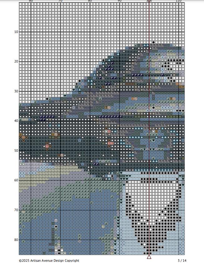 UFO Cross Stitch Pattern PDF, Alien Spaceship Embroidery Design, Sci-fi ...