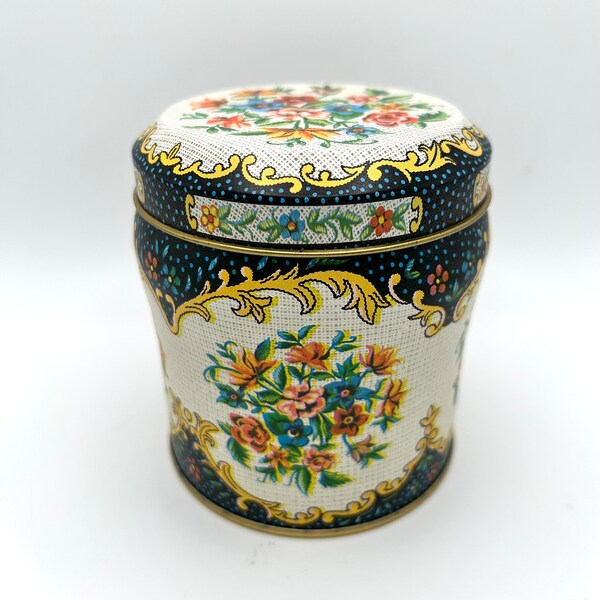 Floral Tea Tins - Etsy