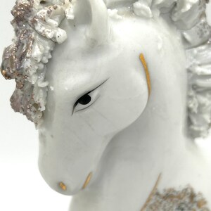 Vintage Wales Japan Porcelain Spaghetti Horse Figurine - 1950’s Kitchy ...