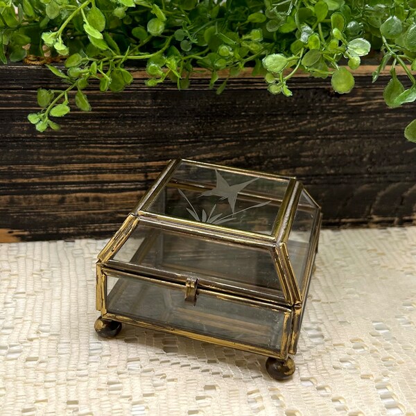 Glass Trinket Boxes - Etsy
