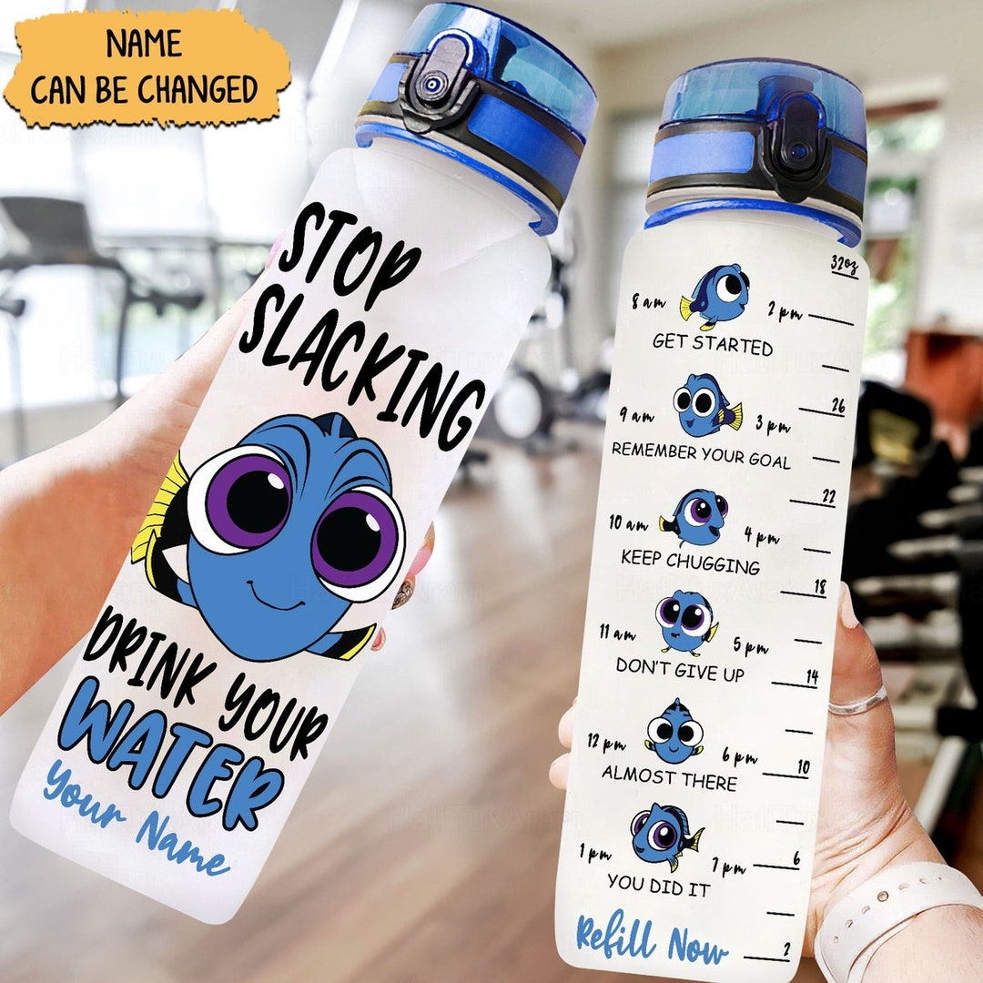 Finding Dory Bottle, Dory Water Tracker Bottle, Finding Dory Birthday ...