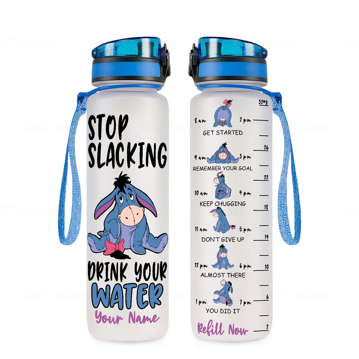 Eeyore Water Track Bottle Cute Eeyore Water Bottle Custom - Etsy