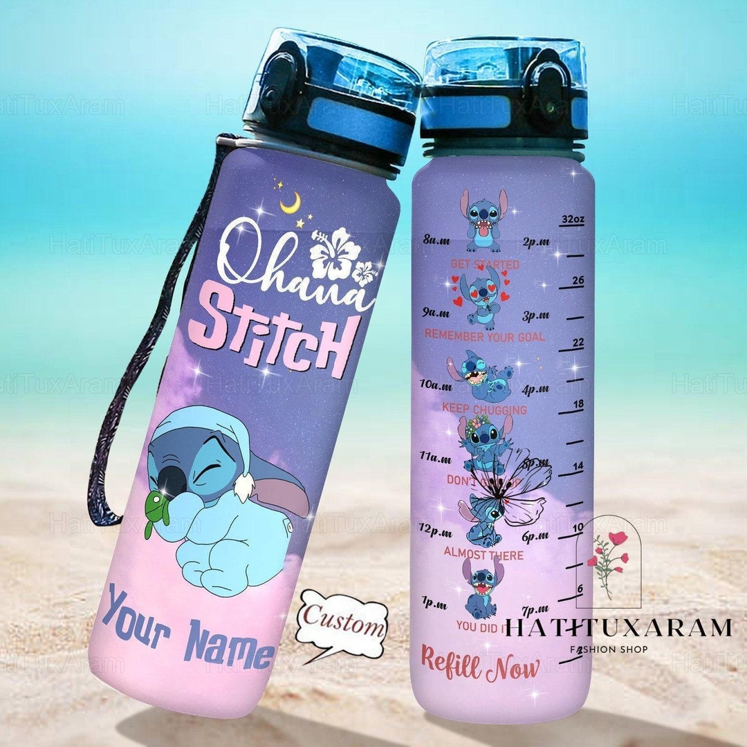 Stitch Water Bottle, Stitch 32oz Water Bottle, Personalized Bottle, Disney Stitch Bottle, Girls ...