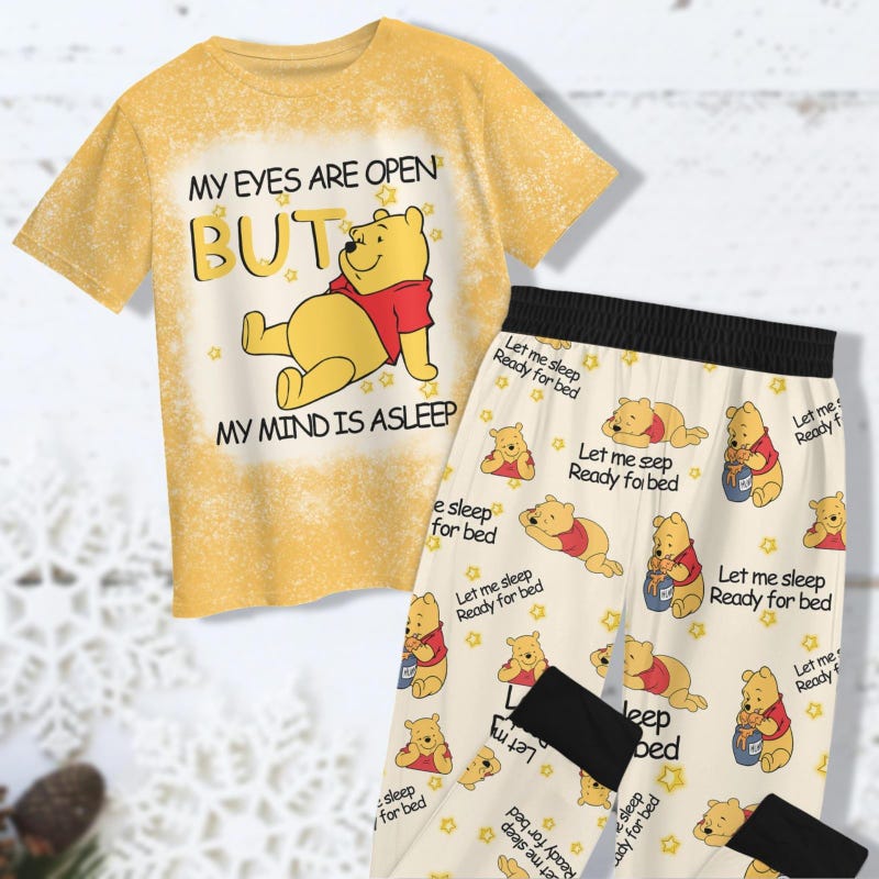 Winnie the Pooh Adult Pajamas - Etsy