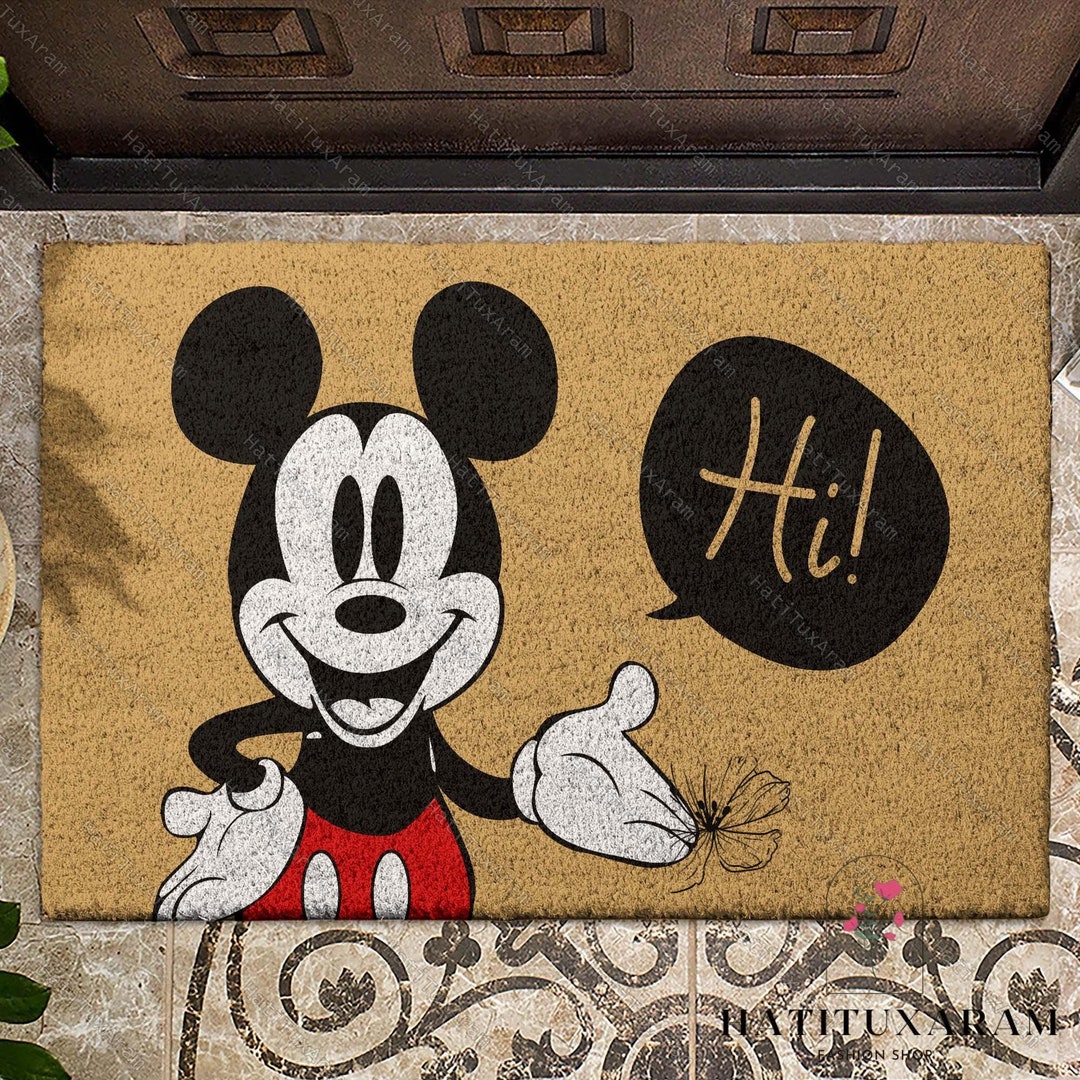 Mickey Mouse Coir Doormat, Mickey Coconut Doormat, Mickey Welcome ...