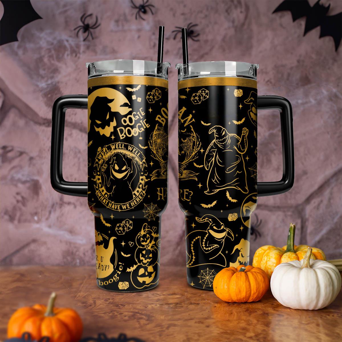 Oogie Boogie Man Nightmare Christmas Tumbler, Halloween Engraved ...