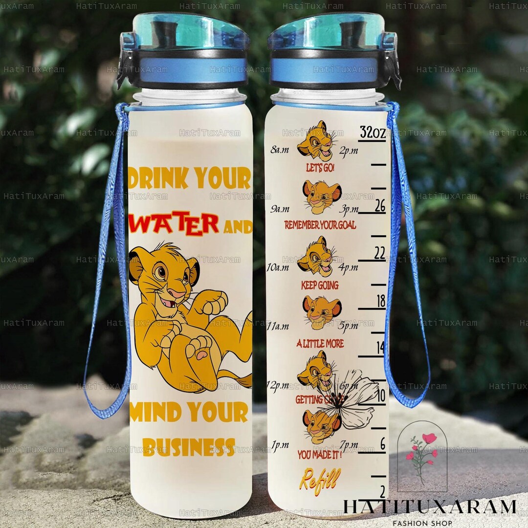 Simba Lion King Water Bottle, Simba Drink Bottle, Plastic Water Bottle ...
