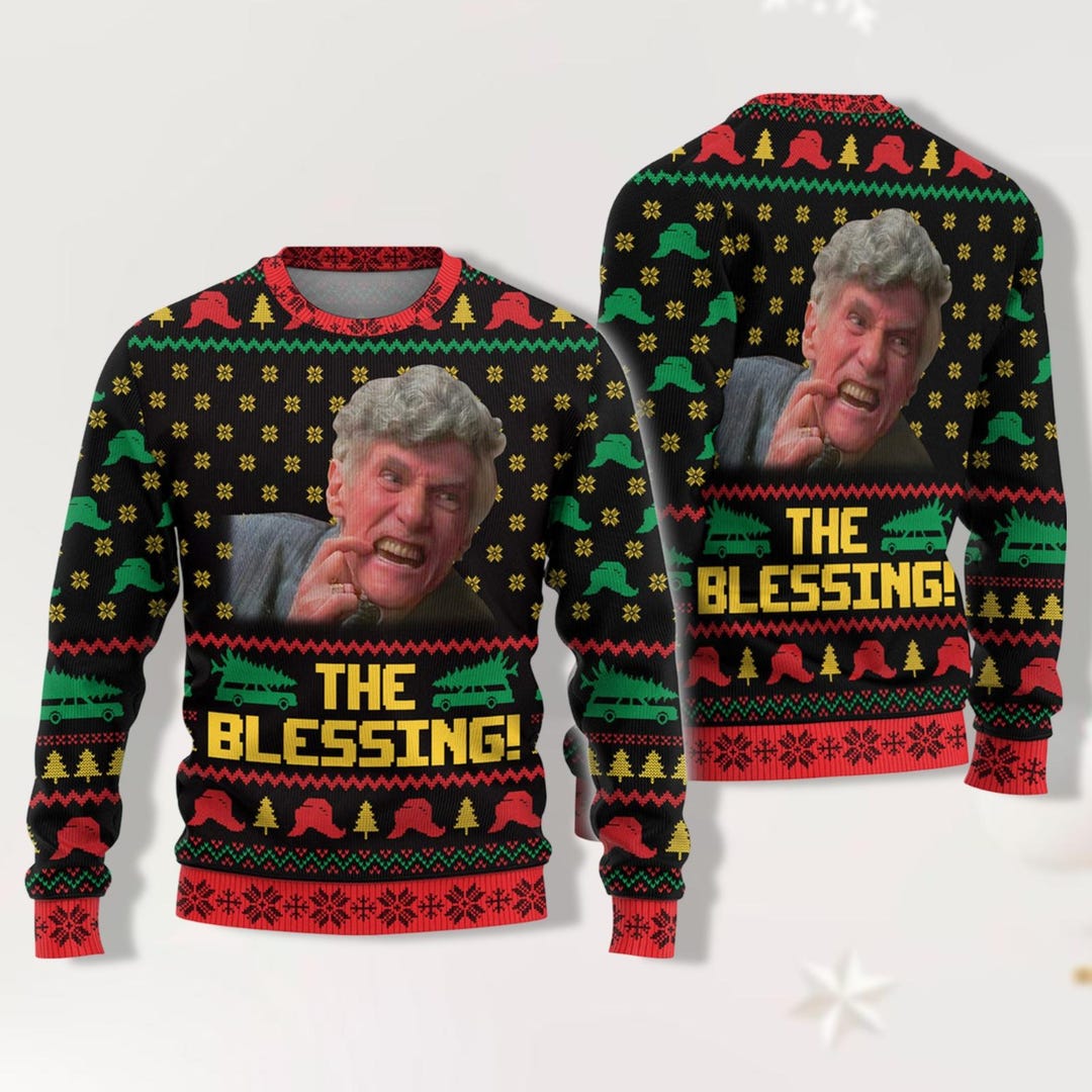 Uncle Lewis the Blessing Christmas Ugly Sweater, Christmas Vacation ...