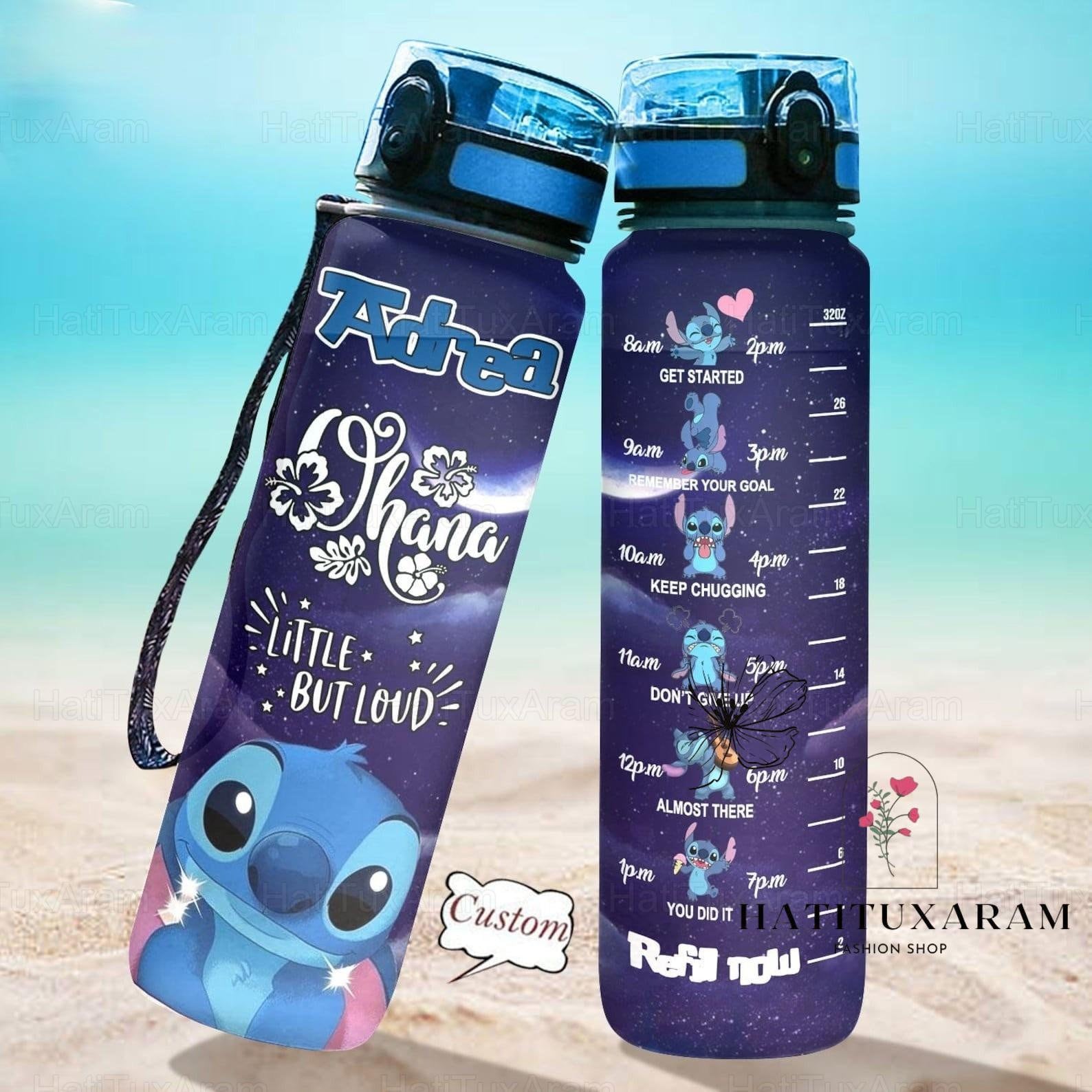 Personalized Stitch Water Bottle Stitch 32oz Water Bottle - Etsy