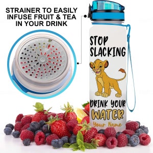 Simba Water Bottle, Simba Lion King Bottle, Custom Disney Simba Bottle ...