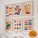 Set of 6 Italian English Nursery Poster, Bilingual Classroom, Learning ...