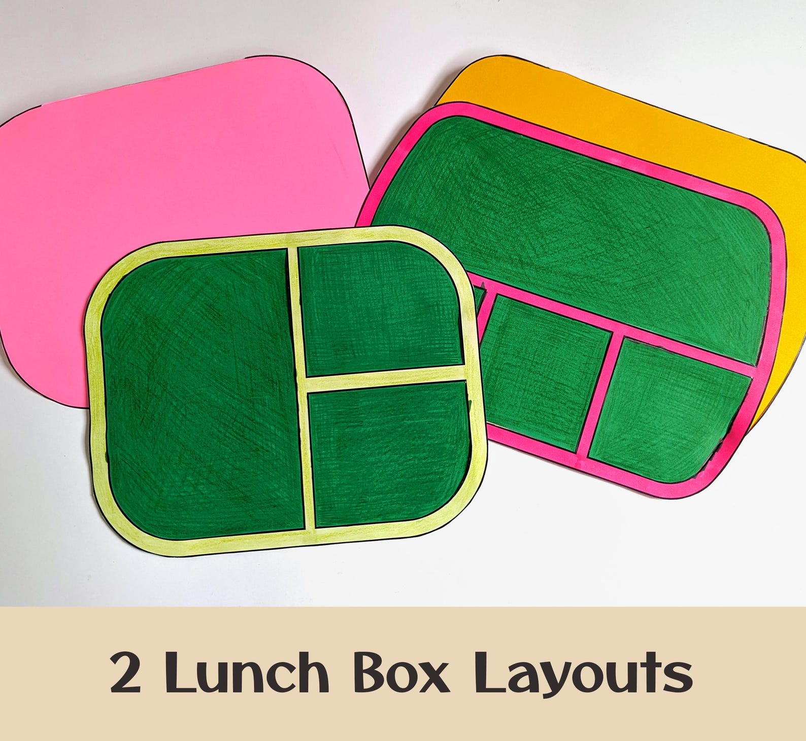 DIY Printable Lunchbox | Preschool Pretend Play | Healthy Eating Craft ...