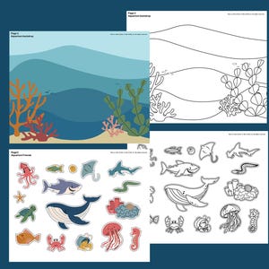 DIY Build an Aquarium Kids Craft Printable | Ocean Activity | Sea ...