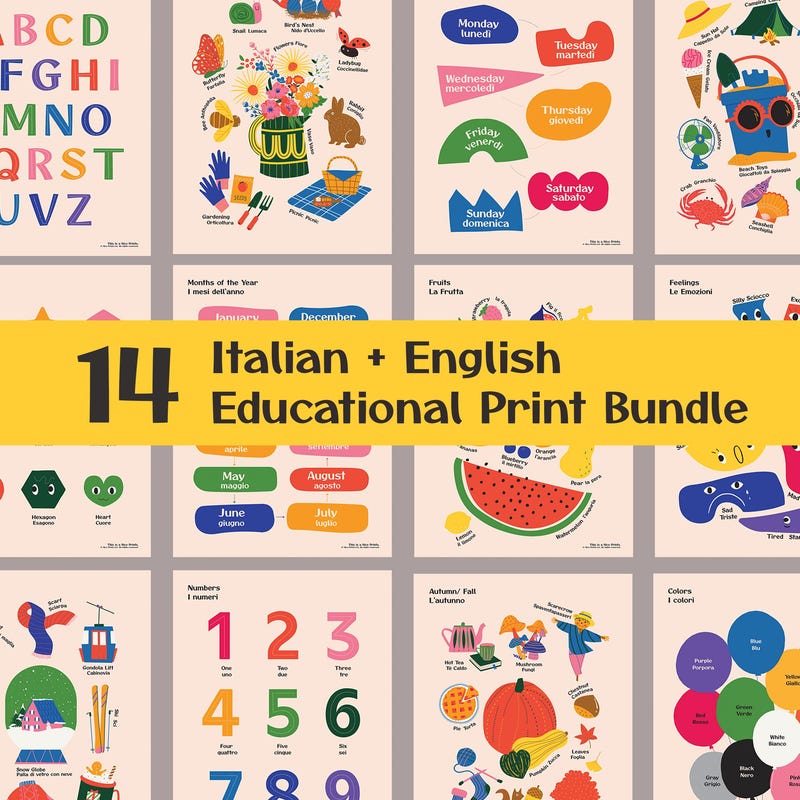 Italian Classroom - Etsy