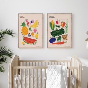 Set of 2 French English Nursery Poster, Bilingual Classroom, Learning ...