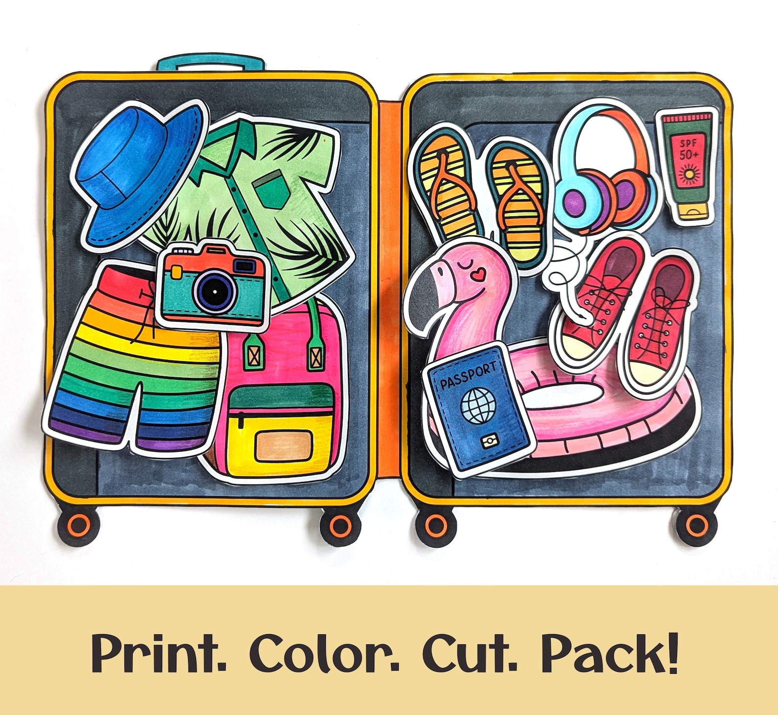 DIY Summer Craft Bundle – Build a Hot Air Balloon, Aquarium, Sandcastle ...