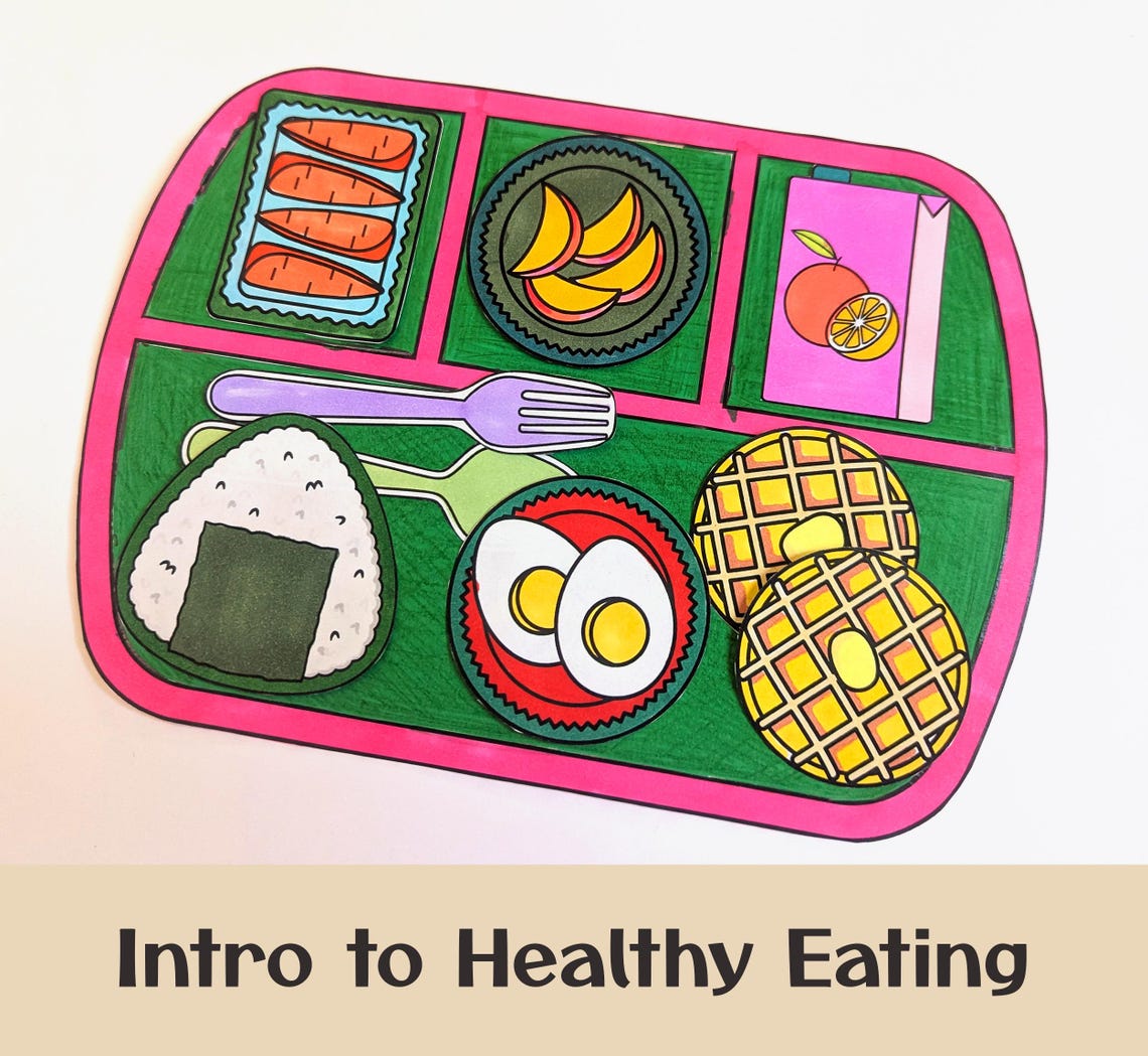 Printable Lunchbox Craft | Pretend Play Food, Kindergarten Activity ...