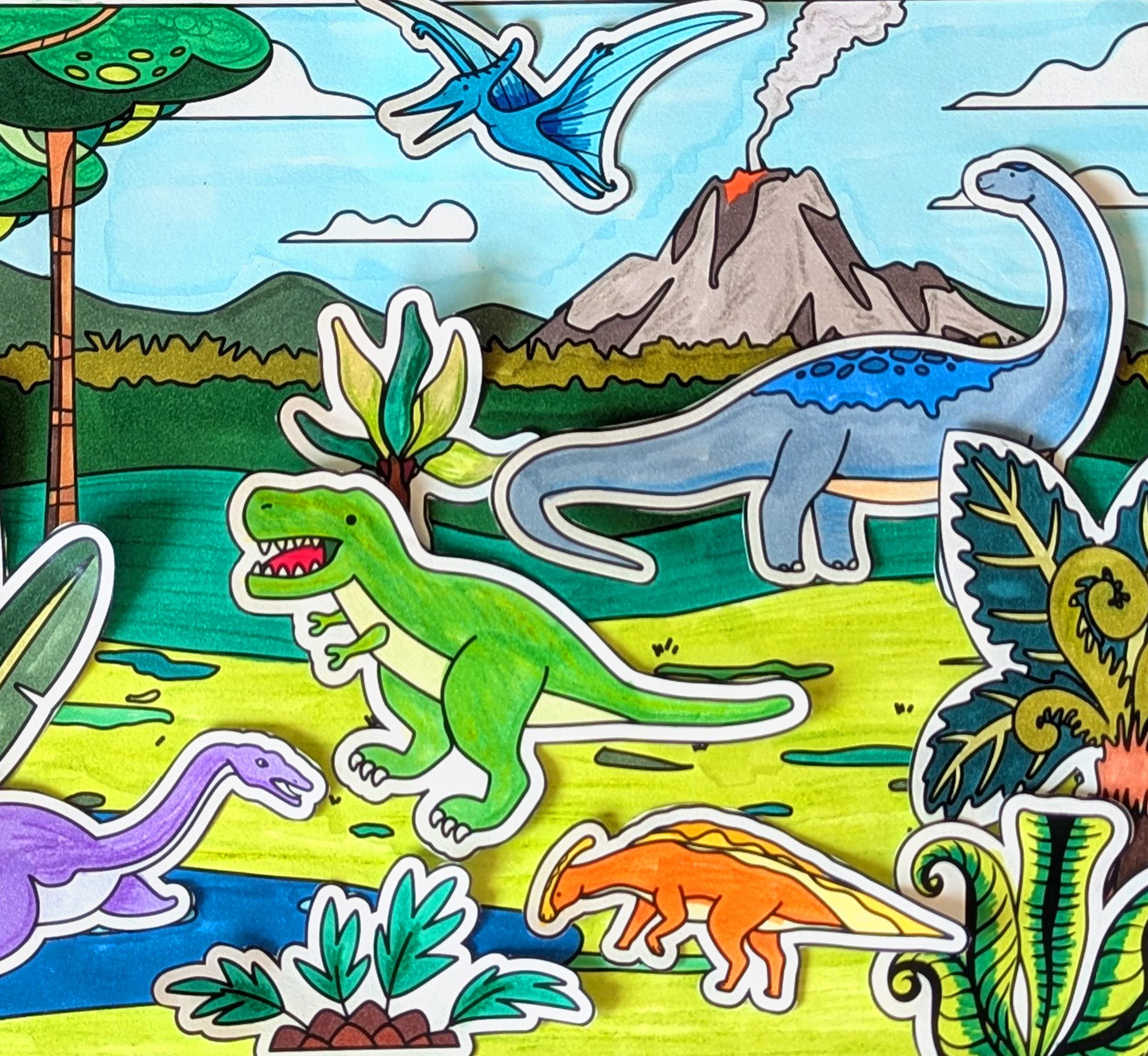 Build a Dinosaur Habitat Craft | Printable DIY Jurassic World ...