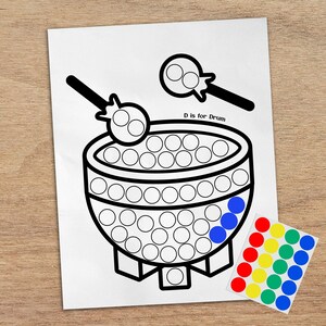 6 Chinese Lunar New Year Dot Sticker Activity, Toddler Art & Craft ...