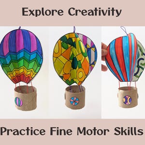DIY Summer Craft Bundle – Build a Hot Air Balloon, Aquarium, Sandcastle ...
