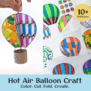 DIY Build Your Unique Hot Air Balloon | Summer Craft Activity| Fine ...