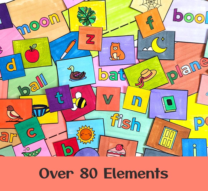 DIY Laptop Phonics Game | Preschool Spelling Activity (digital Download ...