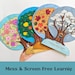 Four Seasons Tree Craft Printable | 3D Standing Paper Model for Kids ...